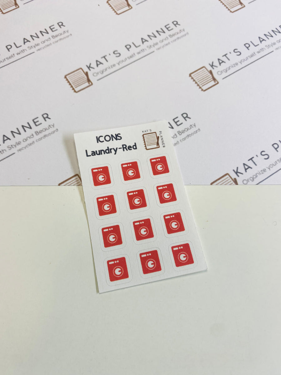 STICKERS Iconos (Limpieza de la Casa 1) – Kat’s Planner
